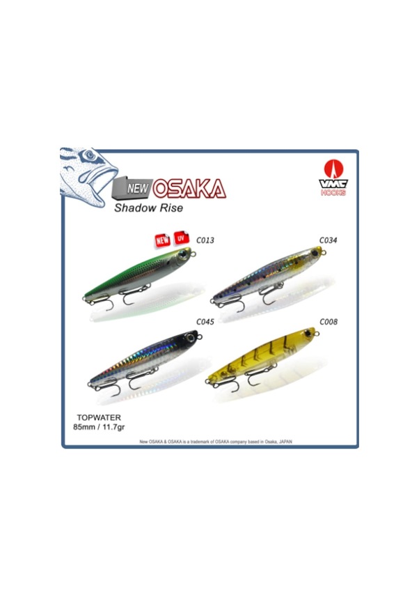 Osaka Shadow Rise 85Mm 11.7Gr Suüstü Maket Balık (542325010) C013 Fiyatları ve Özellikleri