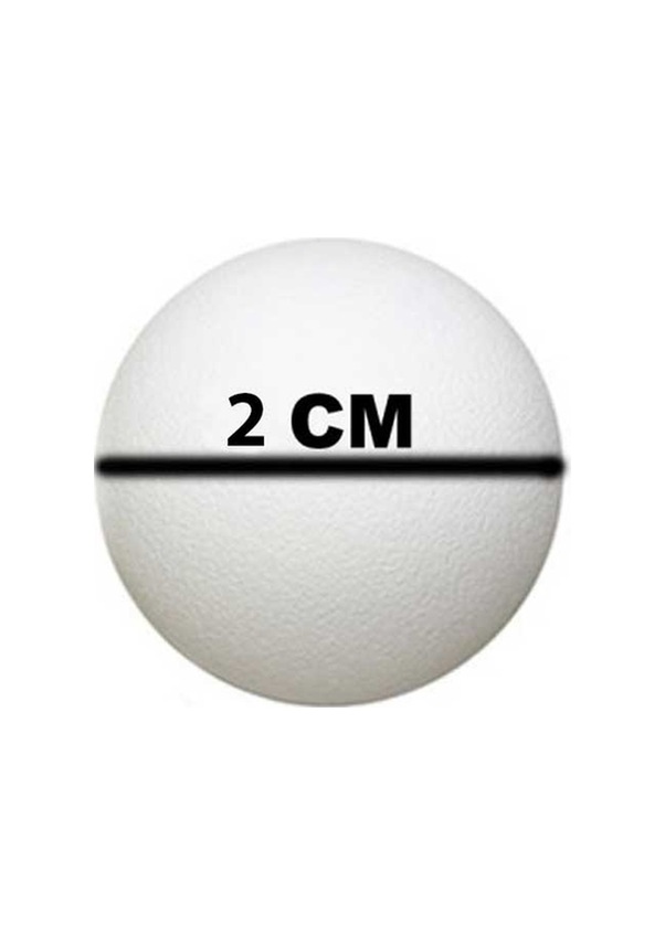 Strafor Top Ve Küre Yuvarlak Strafor Köpük 2 Cm 100 Adet Tüm Yaşlar ...