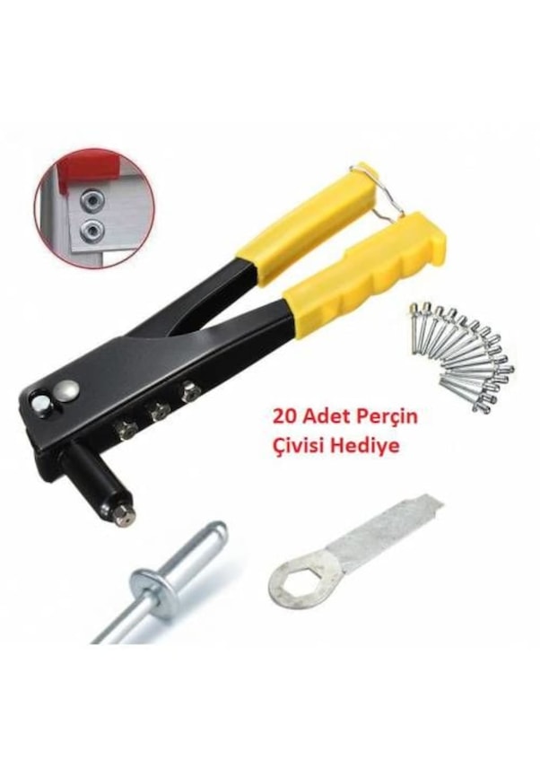 Pop Perçin Makinası Metal Perçin Tabanca Aleti Perçin Civili 4 Ba ...