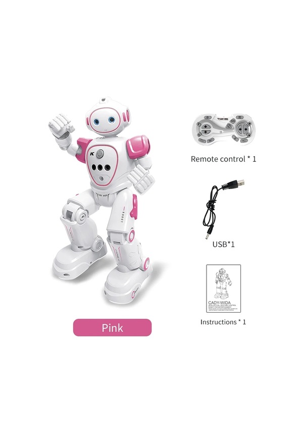Robot Rc Emo Akıllı Akıllı 2.4g Kızılötesi Sensör Kablosuz Dans Müziği ...