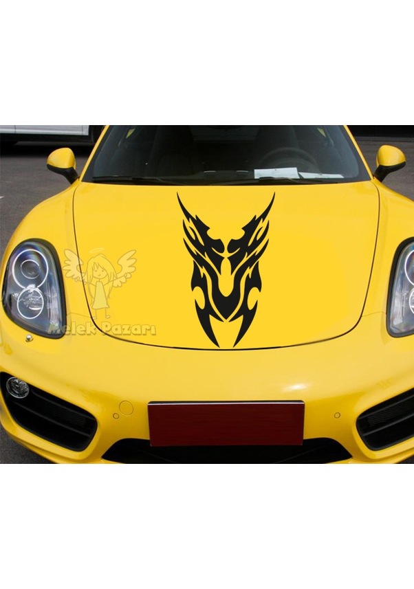 Tribal Kaput Araba Sticker, Oto Çıkartma 36 X 50 Cm Fiyatları ve ...