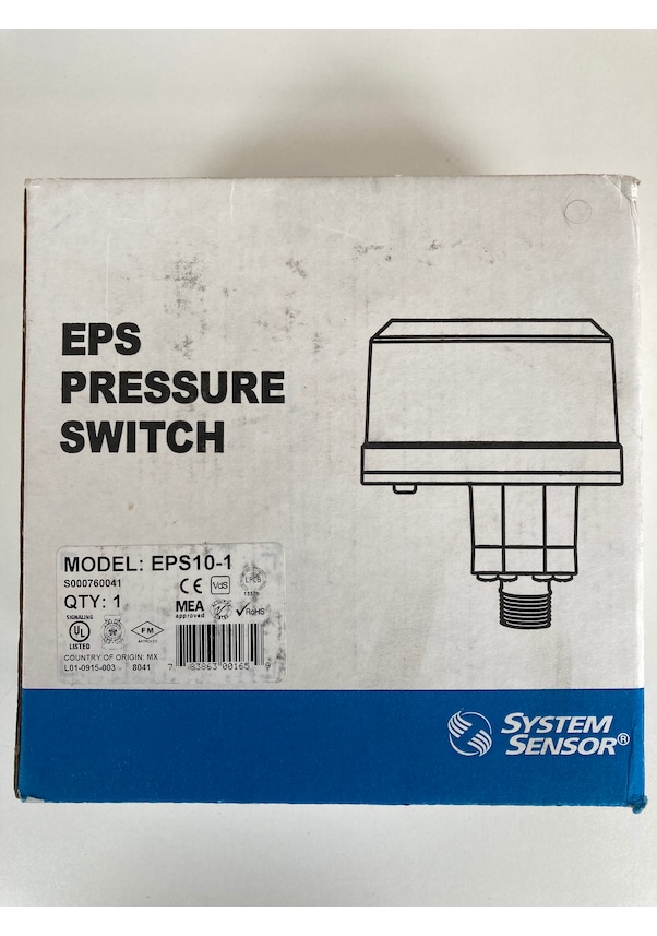 System Sensor-eps Pressure Swıtch-model: Eps10-1 Fiyatları ve Özellikleri
