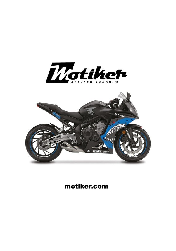 Honda Cbr650f Shark Sticker Etiket Modeli Fiyatları ve Özellikleri
