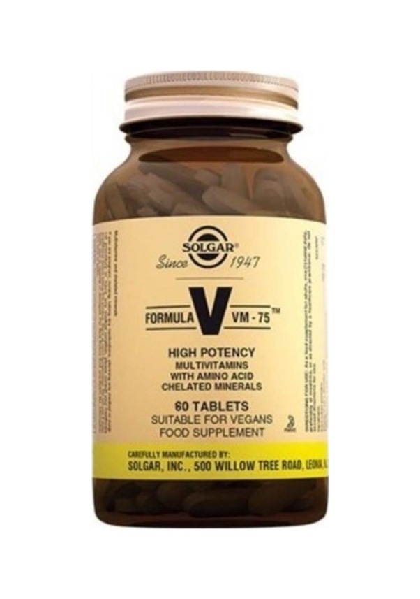 Solgar Vm 75 60 Tablet Fiyatları ve Özellikleri