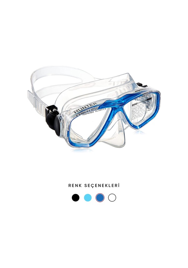 Amphibian Pro Hunter Dalış Maskesi Mavi Mavi Fiyatları ve Özellikleri