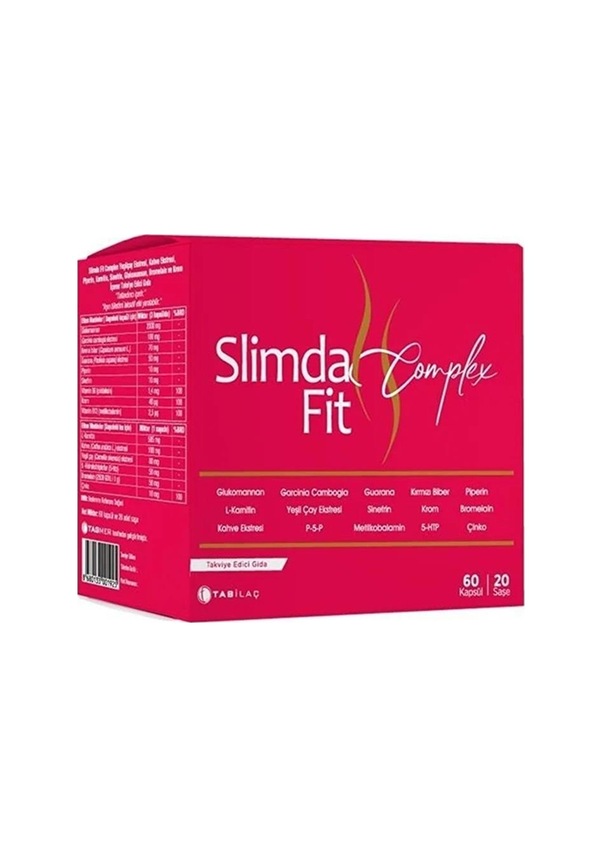 Slimda Complex Fit Takviye Edici Gıda 60 Kapsül Fiyatları ve Özellikleri