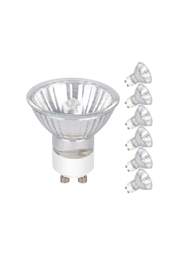 Gu10 Halojen Ampuller, 6 Paket 120v 50w Mr16 Gu10 Mr16 Değiştirici, Dimmabable, Gu10+c 120v 50w ...