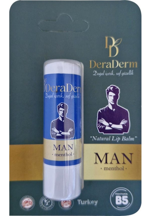 Deraderm Natural Lip Balm Man Erkekler İçin 5 Gr Fiyatları ve Özellikleri