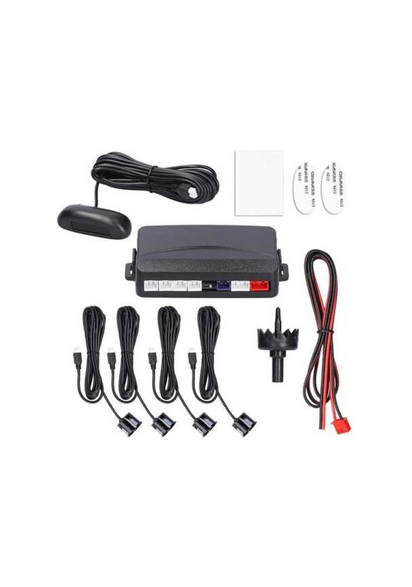 Cordial 4 Sensörlü Park Sensörü - Lcd Ekranlı, Bip Sesli, 2.5m Algılama ...