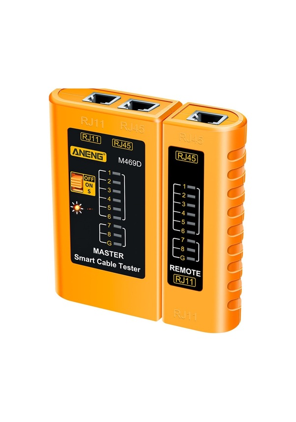 Sarı-m469d Rj45 Kablo Lan Test Cihazı Ağ Kablosu Test Cihazı Rj45 Rj11 ...