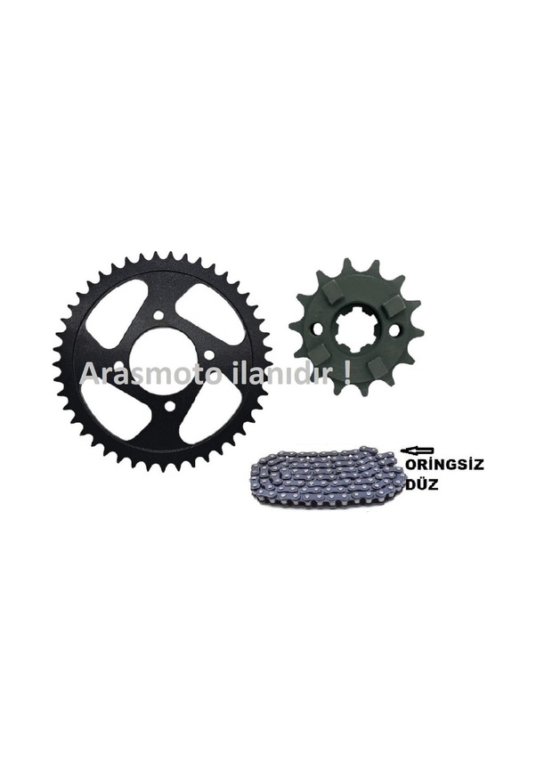 Cf Moto Nk 150 Zincir Dişli Seti Oringsiz Düz Zincirli 428/136 Bakla ...