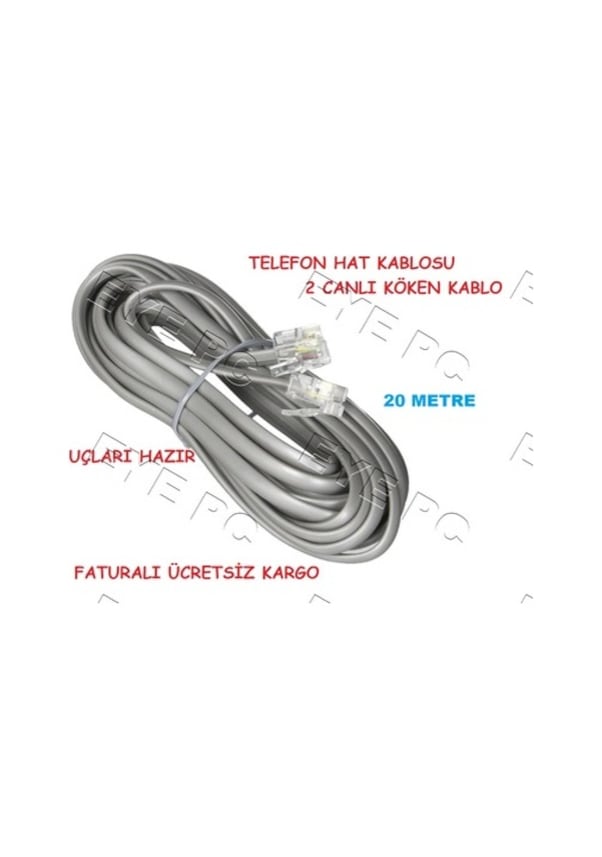 20 Metre Adsl Vdsl Hat Modem Kablosu Fiyatları ve Özellikleri