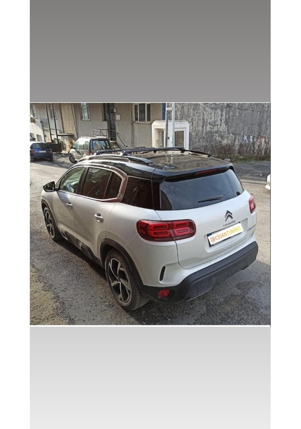 Citroen C5 Aircross Oluklu Turtle Air 1 Tavan Ara Atkı Seti Gri ...