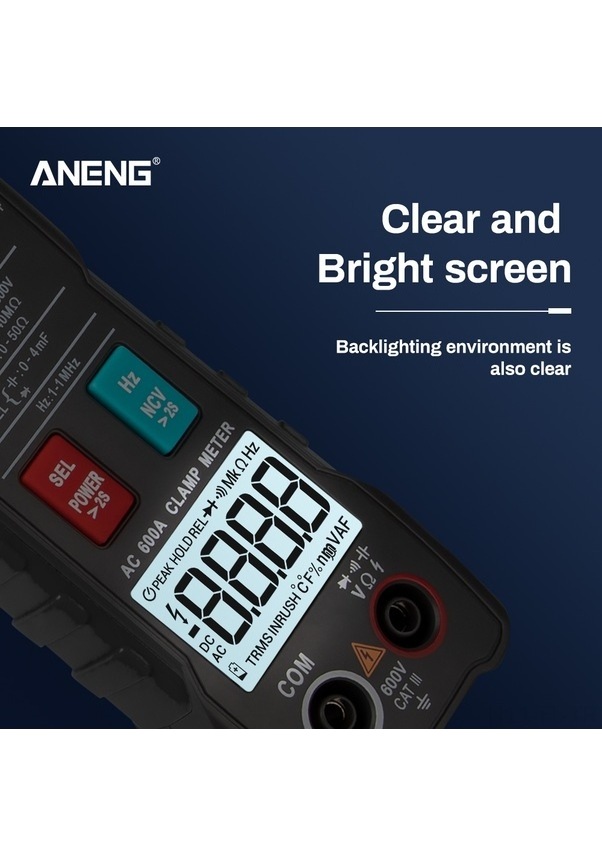 Pazly Aneng St204 Akıllı Otomatik Rms Multimetre, Dc/ac Voltaj, Ncv ...