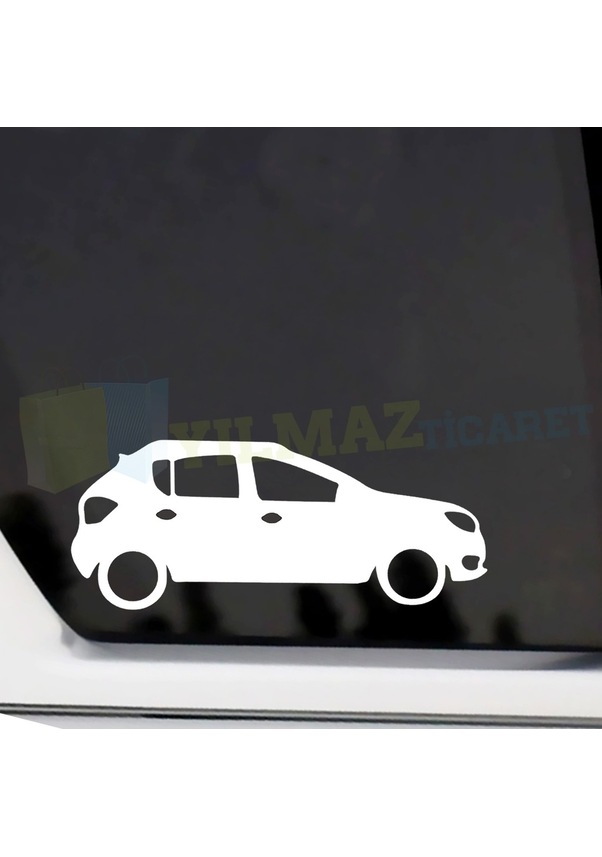 Dacia Sandero Basık Araç Oto Sticker Kelebek Cam Yapıştırma 2 Ad 10 Cm ...