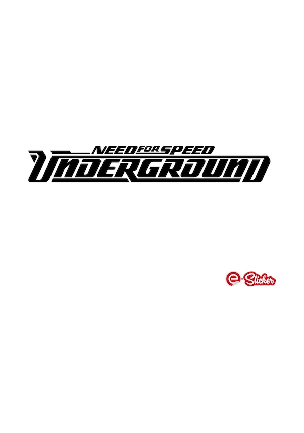 Need For Speed Underground Oto Sticker Araba Cam Sticker Beyaz-20 X 3 ...