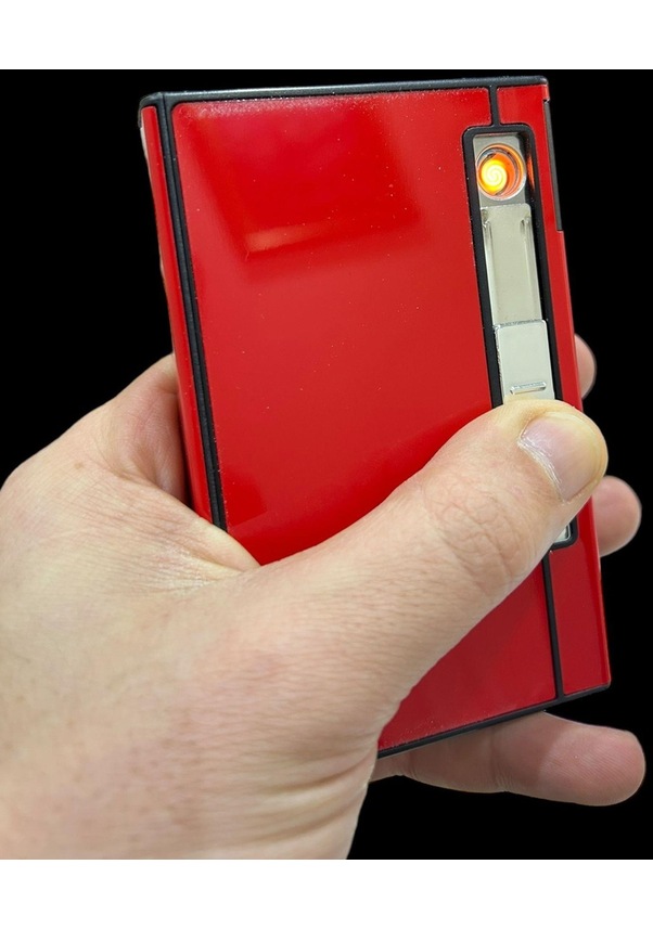 Kırmızı Otomatik Şarjlı Çakmaklı Tabaka 109504 Fiyatları ve Özellikleri