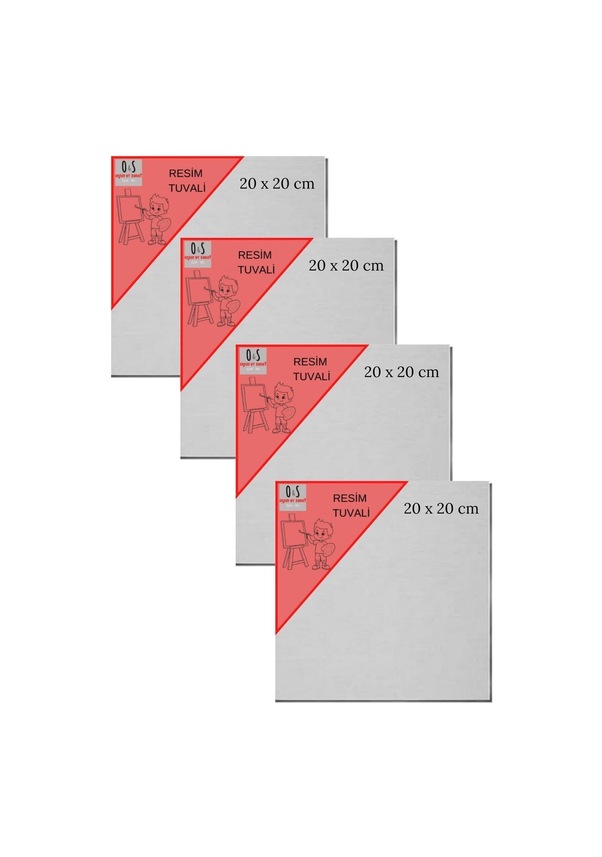 4lü Tuval Seti, Resim Tuali, 20x20 Cm 4 Adet Tüval Standart Fiyatları ...