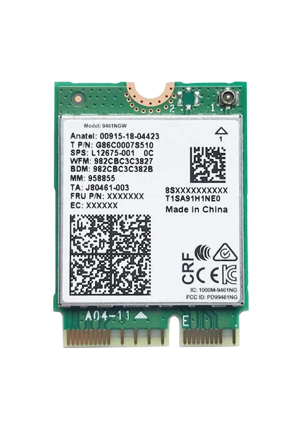 Intel 9461ngw Wifi Kartı 9461 2.4g/5g Çift Bant Kablosuz Adaptörü İçin ...