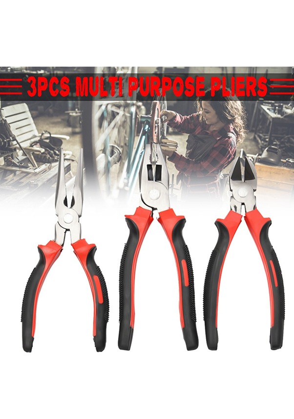 Cc Globall Faydalı Araçlar 3 Adet Pense Seti 8 Inç Ağır Hizmet Tipi ...