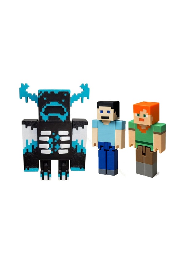 Minecraft Deep Dark Seti Warden Steve Alex Minecraft Fiyatları ve ...