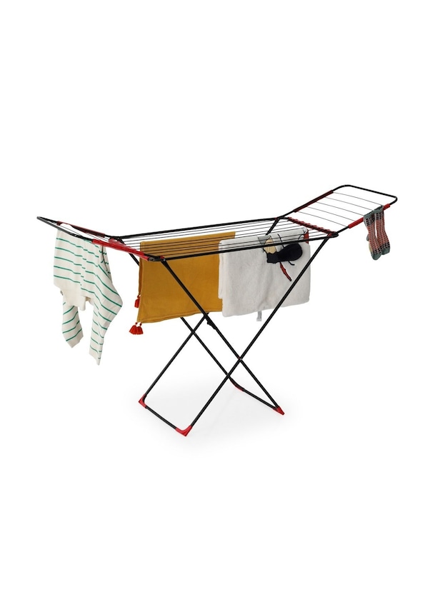 Devecioğlu MM027 Noax Kalın Telli Kanatlı Çamaşır Kurutmalık Kırmızı ...