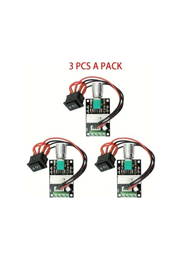 Cordial 3 Adet Pwm 1203 3lü Ayarlanabilir Dc Motor Hız Kontrol Cihazı ...