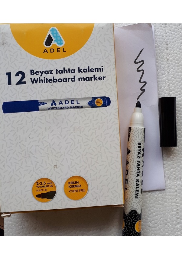 Board Marker Beyaz Tahta Kalemi Mavi 12 Adet Li Kt Adel Fiyatları ve ...