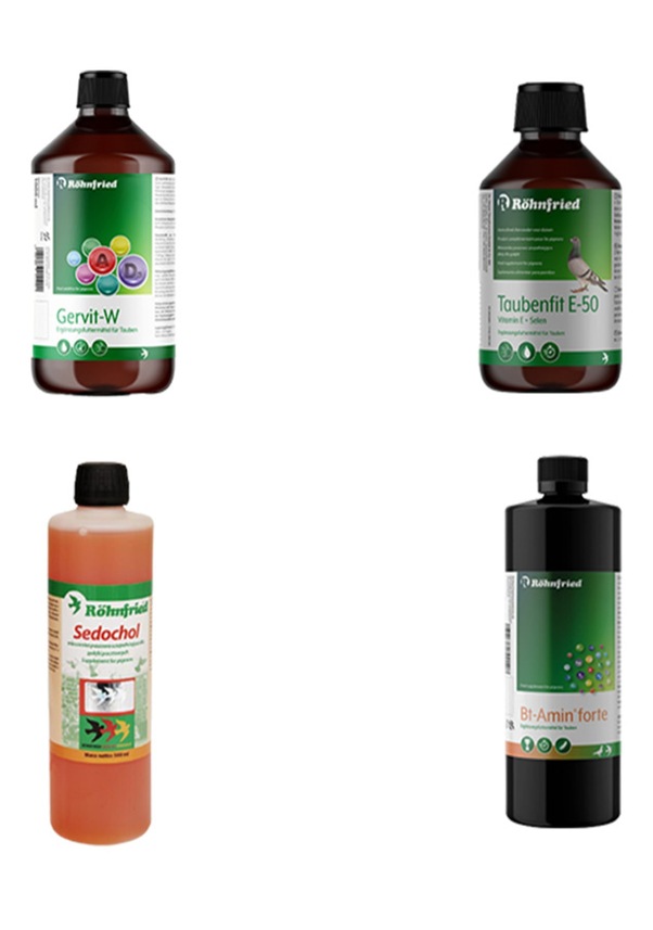 Röhnfried 4'Lü Bakım Seti Gervit-W - Taubenfit E 50 - Bt Amin Forte ...