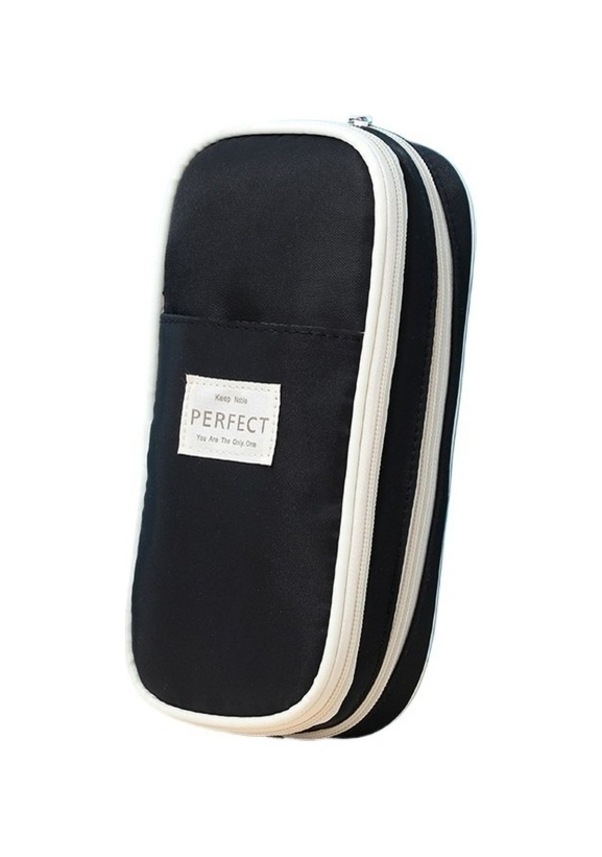 Büyük Kapasiteli Çok Fonksiyonlu Kalem Kutusu Beyaz - Siyah 825330 ...