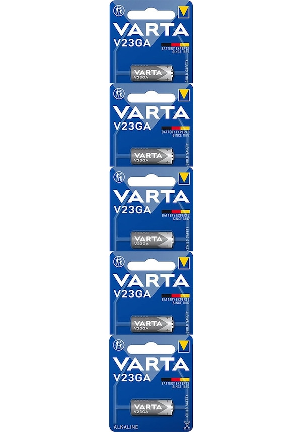 Varta MN21 A23 - 23A - V23GA - LRV08 - 8LR932 12 V 5'li Alkalin Pil ...