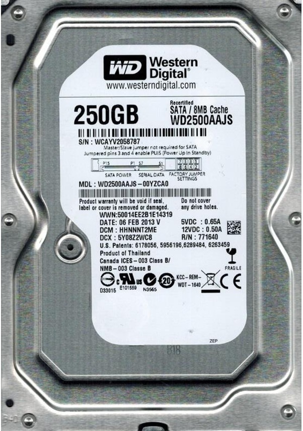 WD WD2500AAJS 250 GB 3.5" 7200 RPM HDD Fiyatları ve Özellikleri