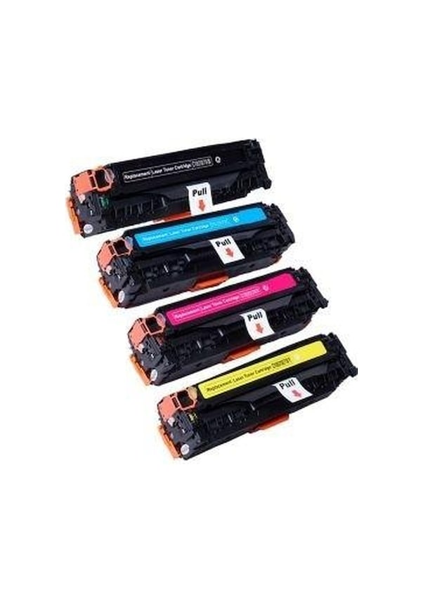 Photo Print Canon I-Sensys MF628CW CRG-731 4 Renk Uyumlu Toner Se ...