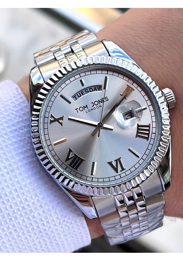 Tom Jones Çelik Kordon 3 Atm Suya Dayanıklı 2 Yıl Garantili Erkek Kol ...