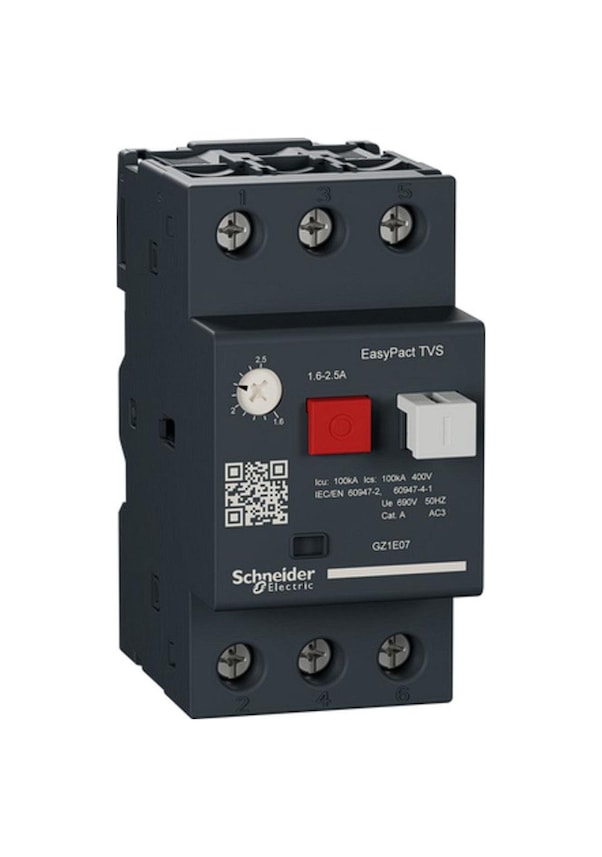 SCHNEİDER ELECTRİC Easypact Tvs Gz1E07 Motor Koruma Şalteri (1,6A-2,5A) Fiyatları ve Özellikleri