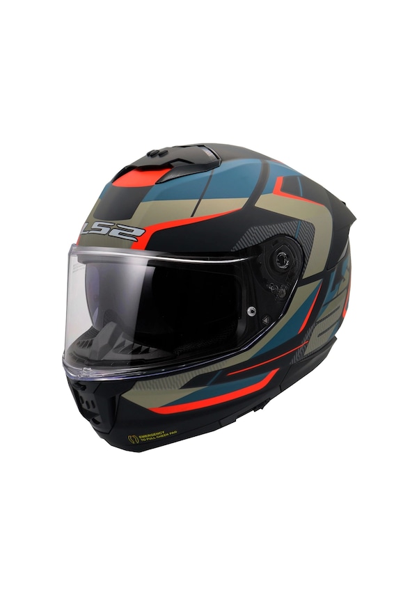 Ls2 Stream 2 Road Motosiklet Kaskı Gri - Kırmızı - Mavi - Mat Siyah M Fiyatları ve Özellikleri