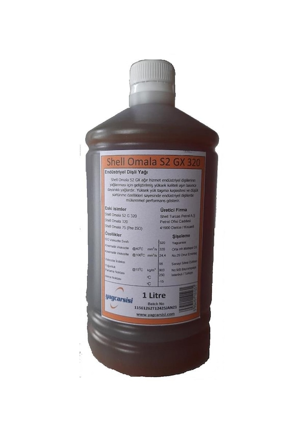 Shell Omala S2 Gx 320 Dişli Yağı 1 L Fiyatları ve Özellikleri