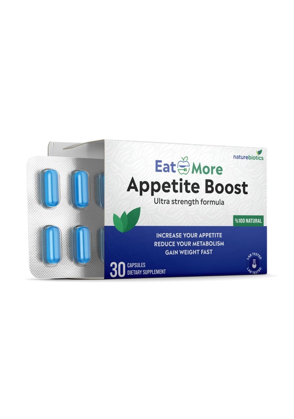 Eat More Appetite Boost 30 Kapsül Doğal Kilo Alma İştah Açma Kas ...