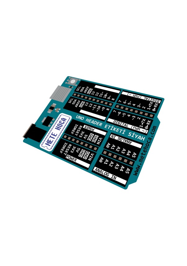 Mete Hoca Arduino Uno Header Etiketi Siyah Fiyatları ve Özellikleri