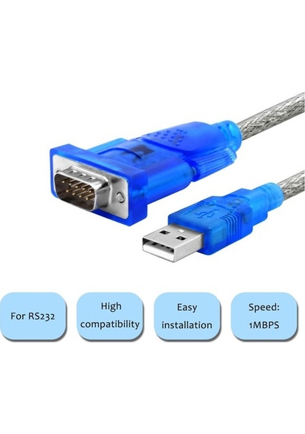 Prestigegoods Usb Rs232 9 Pin Db9 Adaptör, Kablo Dönüştürücü, Dijital ...