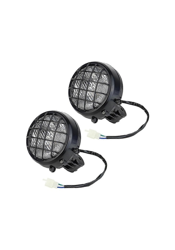 Siyah 2 Adet Banshee 987-2006 Far Lens Ampul Lamba Izgarası Warrior Far ...