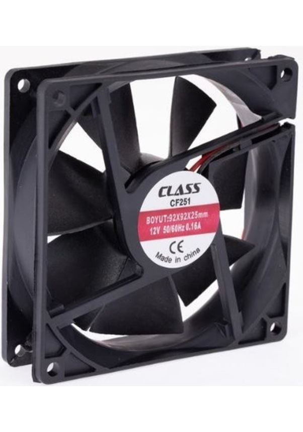 90x90x25 DC 12V Aksiyel Fan - Class Fiyatları ve Özellikleri