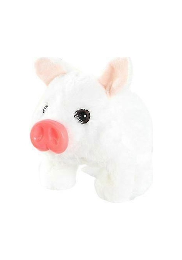 Elektrikli Peluş Domuz Oyuncak Sesli Hareketli Burun Ağız Etkileşimli ...