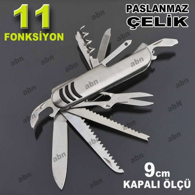 İSVİÇRE TEKNOLOJİSİ YAŞAM ÇAKISI 11 fonks ÇELİK KAMP ÇAKISI - 658,09 TL ...