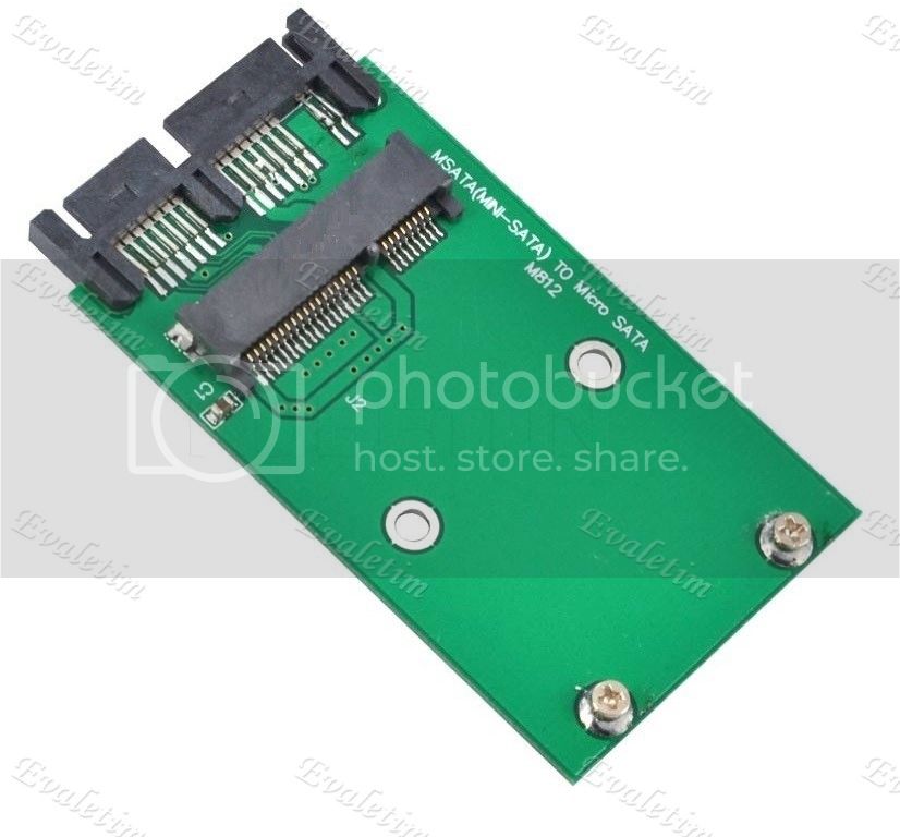 Msata (Mini Sata) To Micro Sata 4668P Mini Pcı-E Express Ssd ...