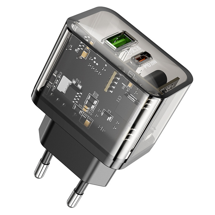 Polham Hc Series Pd 20w 1x Qc3.0 Usb, 1xtype-c Girişli Süper Hızlı Şarj ...