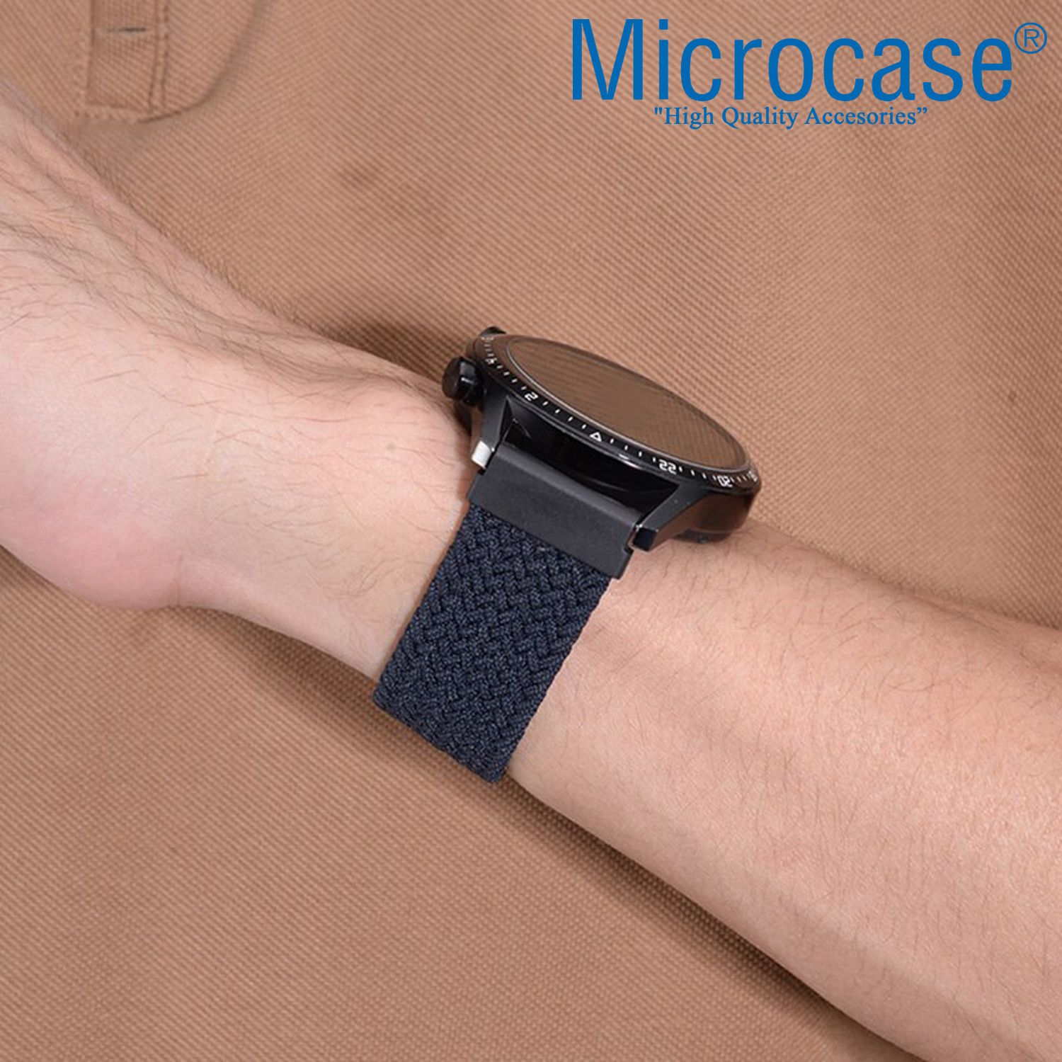 Microcase KY33 Haylou Solar LS01 LS02 İçin 155 MM Hasır Örgü Kordon ...