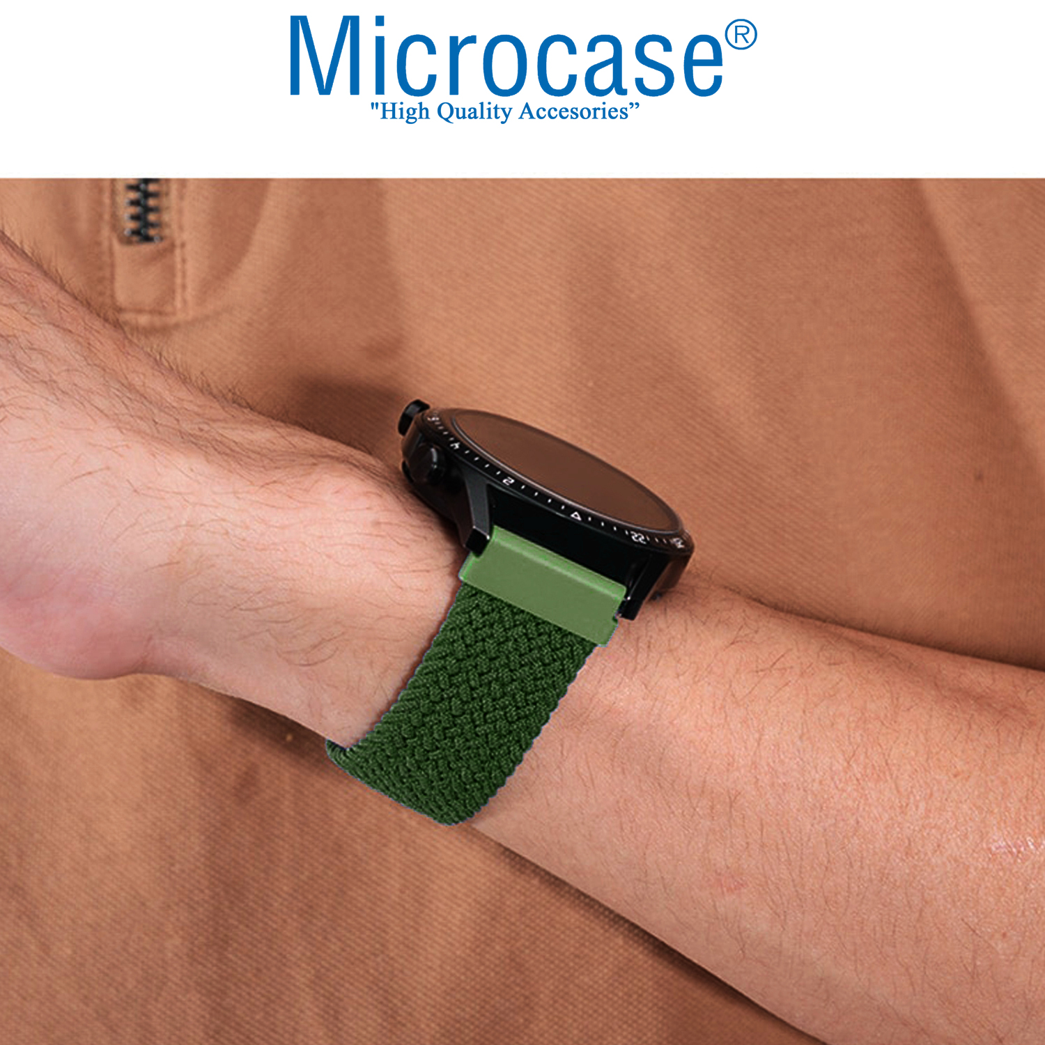 Microcase KY33 Haylou Solar LS01 LS02 İçin 155 MM Hasır Örgü Kordon ...