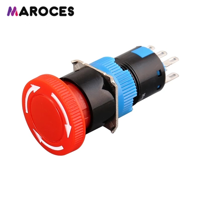 16Mm Acil-Stop Buton Ledsiz 5A 250Vac 3P 1No/1Nc Fiyatları ve Özellikleri
