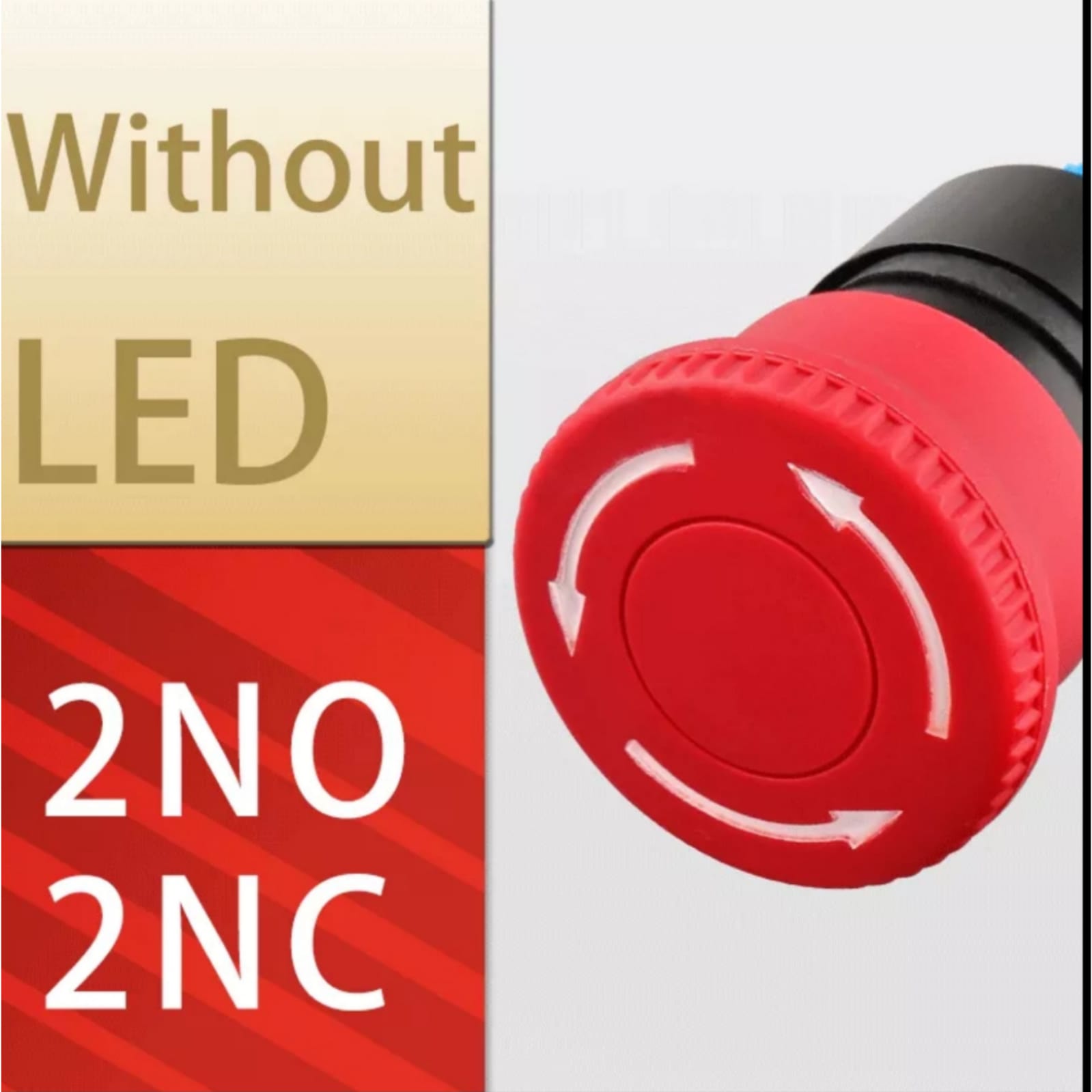 22Mm Acil-Stop Buton Ledsiz 5A 250Vac 6 Bacaklı 2No/2Nc Fiyatları ve ...